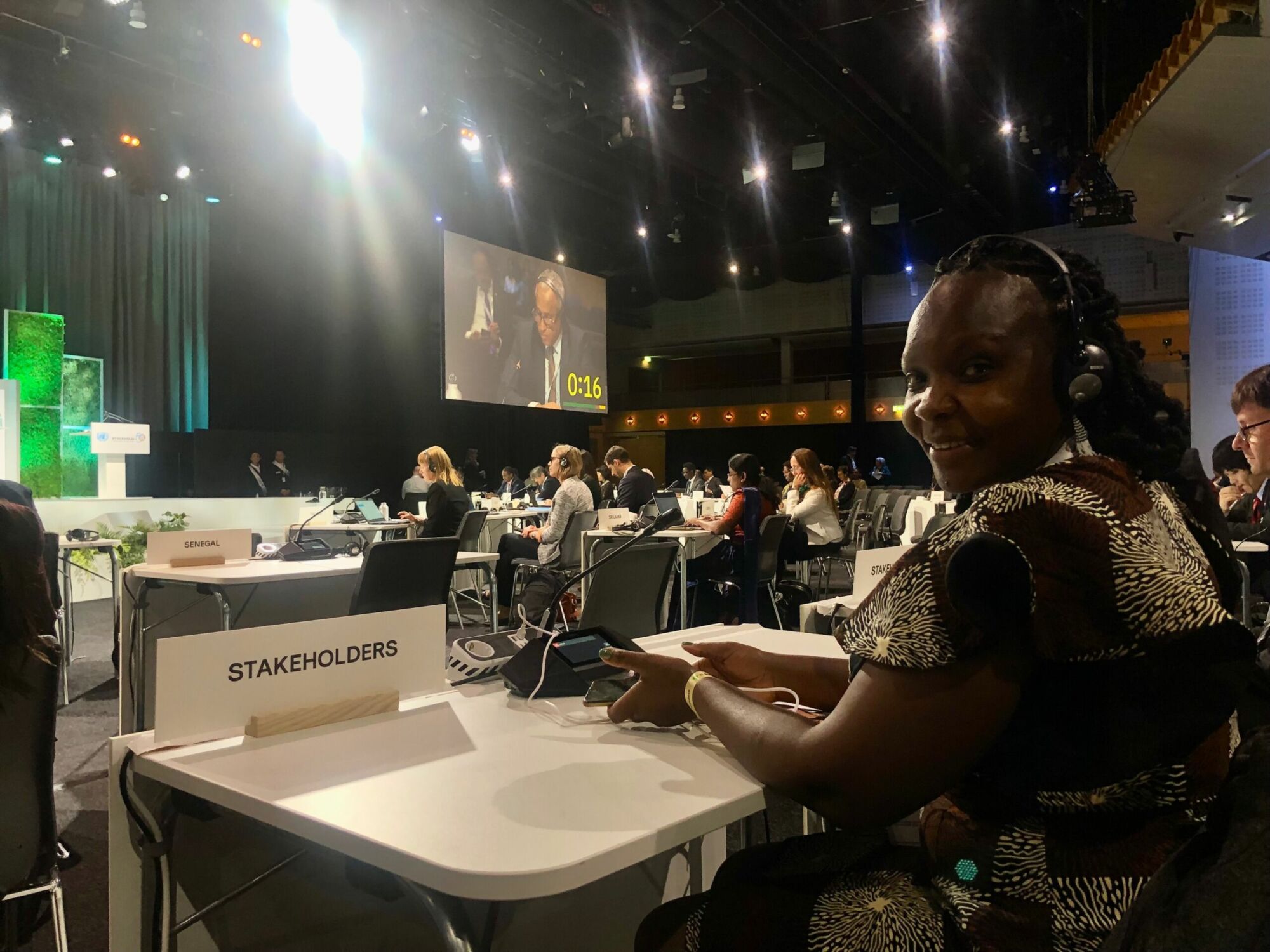 Vi Agroforestry speaks to delegates at the ongoing UN meeting ...
